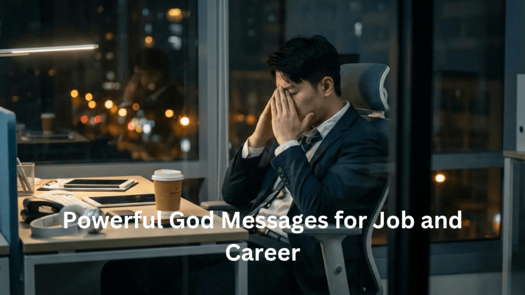 9 Powerful God Messages for Job and Career: Trusting Him with Your Work ...